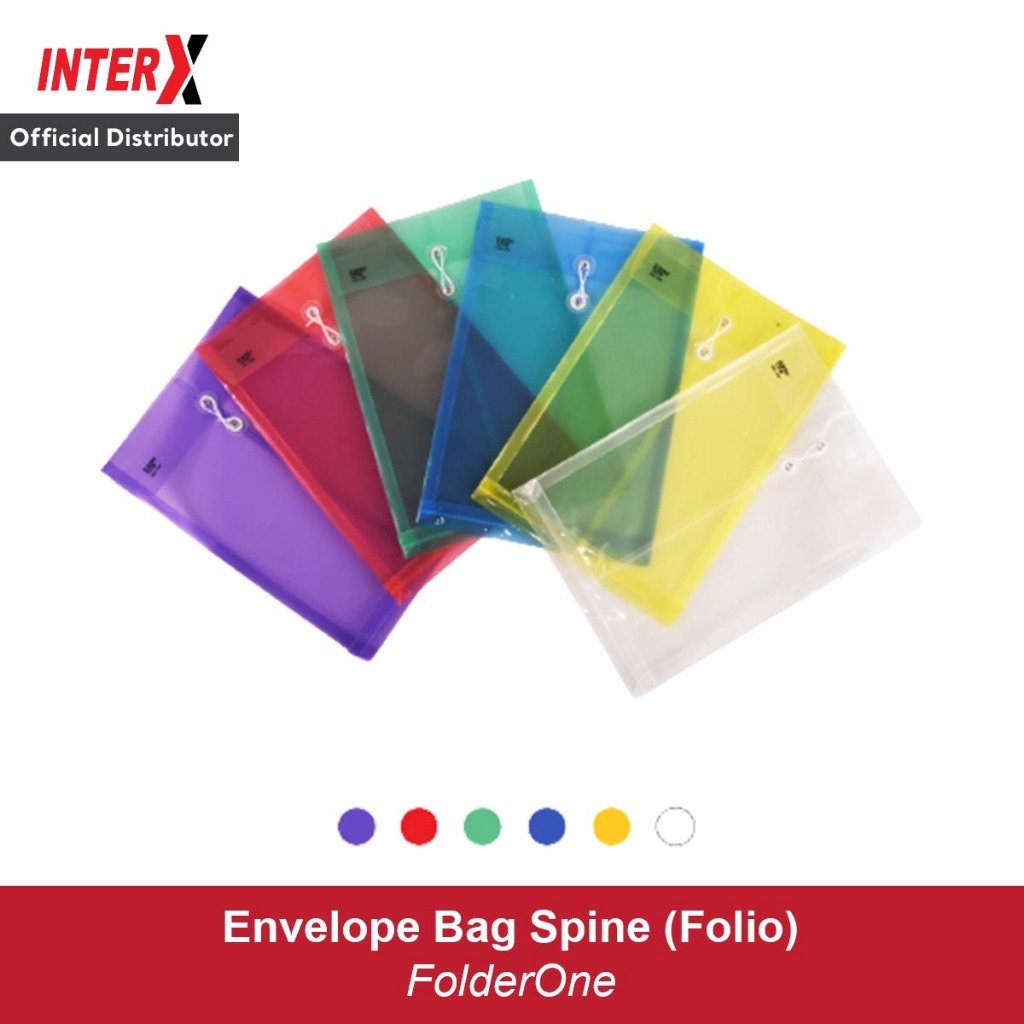 Jual FOLDER ONE ENVELOPE BAG SPINE/MAP TALI F4 (1 PACK) | Shopee Indonesia