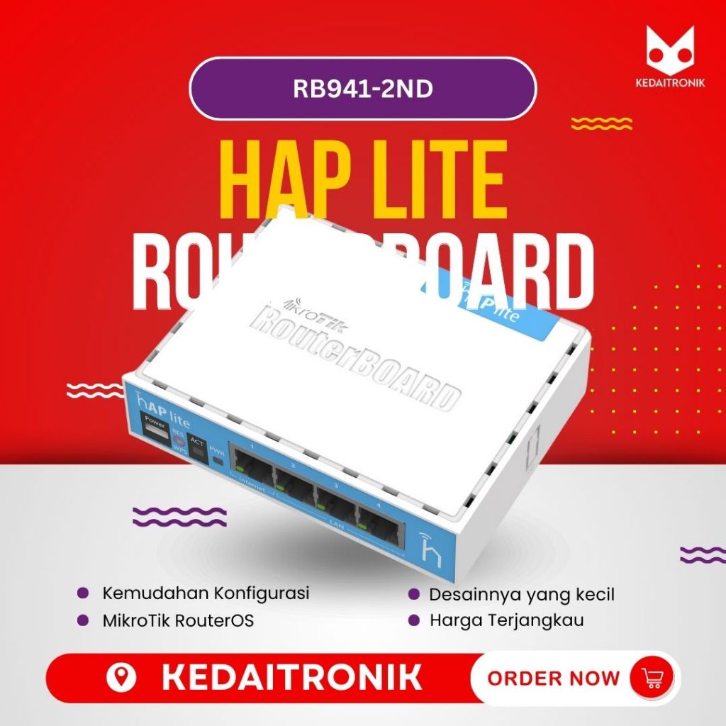 Jual Mikrotik RB941-2ND Router Board hAP Lite Wireless RB 941 ...