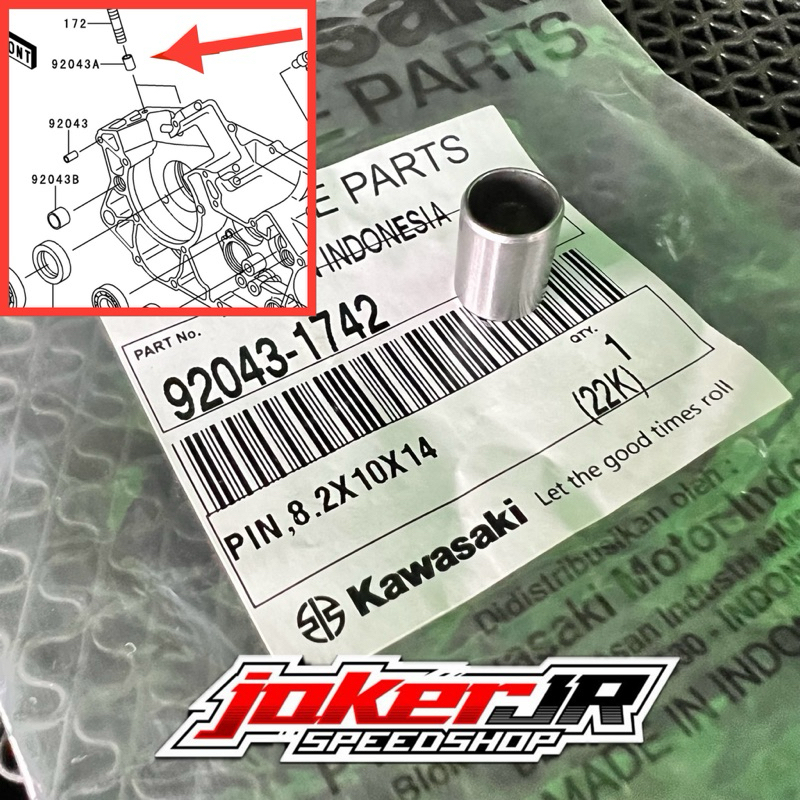 Jual BOSH BLOK NINJA BOSHING BLOK NINJA KE CRANKCASE BOSH KRENGKES KE ...