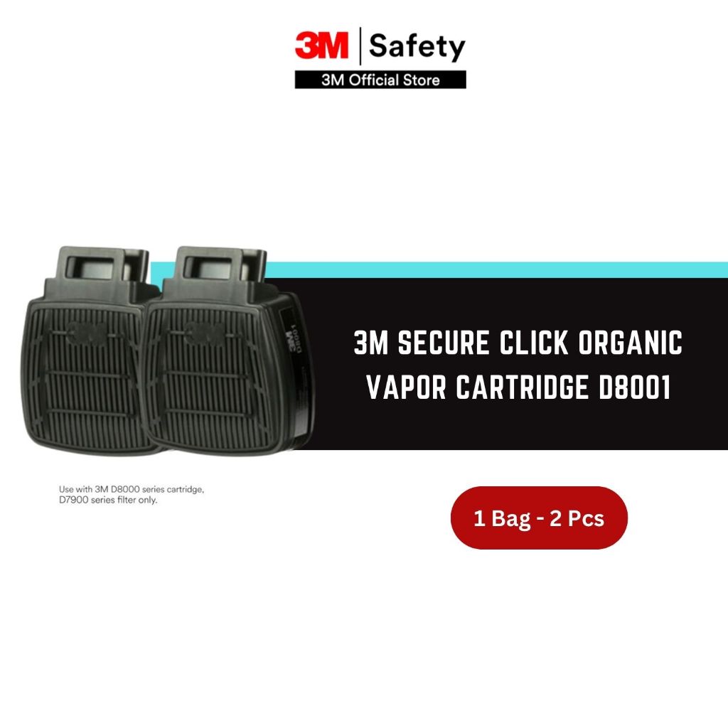Jual 3M Secure Click Organic Vapor Cartridge D8001 | Shopee Indonesia