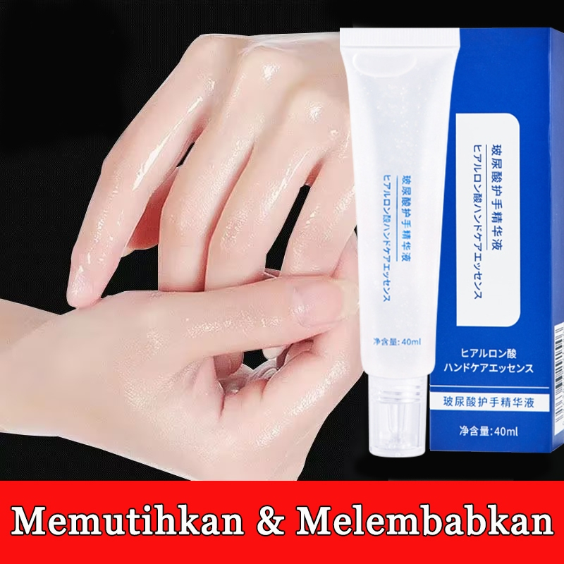 Jual Original Hyaluronic Acid Hand Essence Whitening Hand Cream - Serum ...