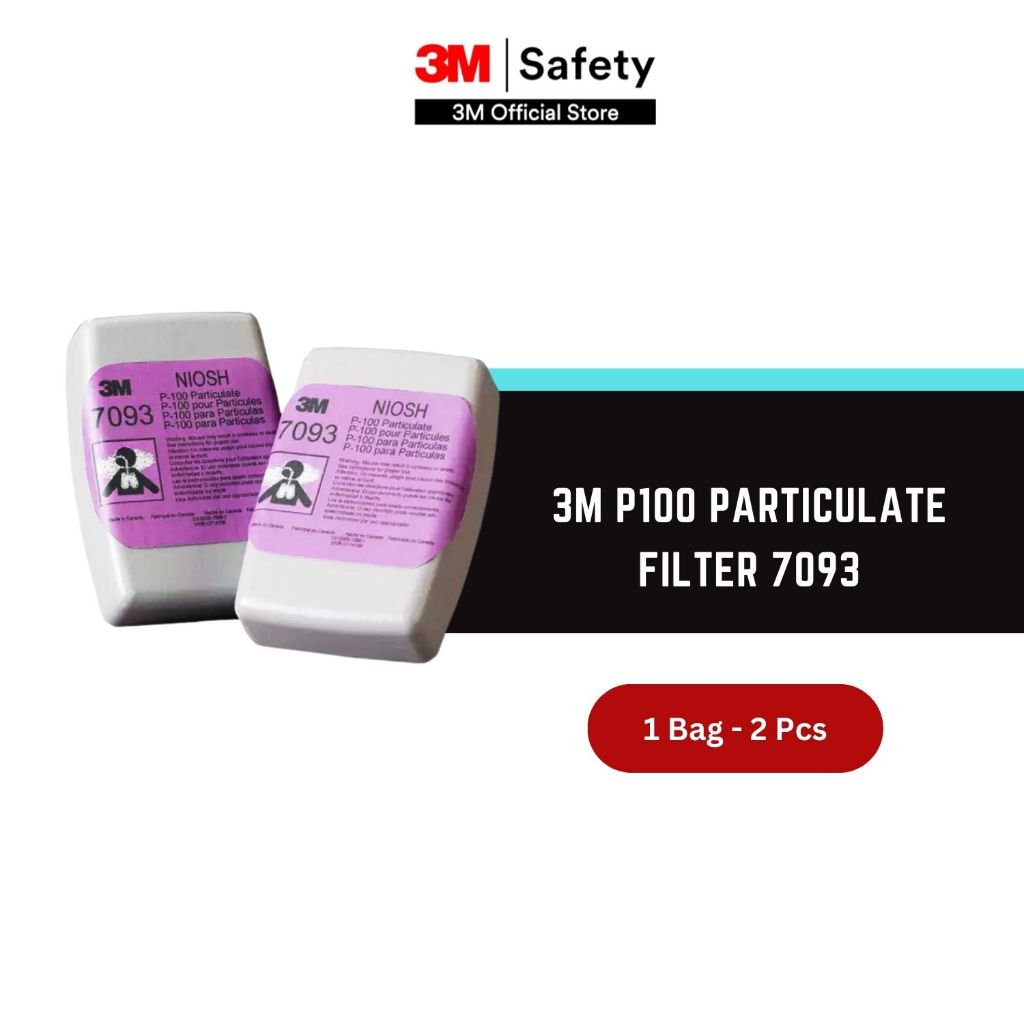 Jual 3M P100 Particulate Filter 7093 - 1 Bag isi 2 Each | Shopee Indonesia