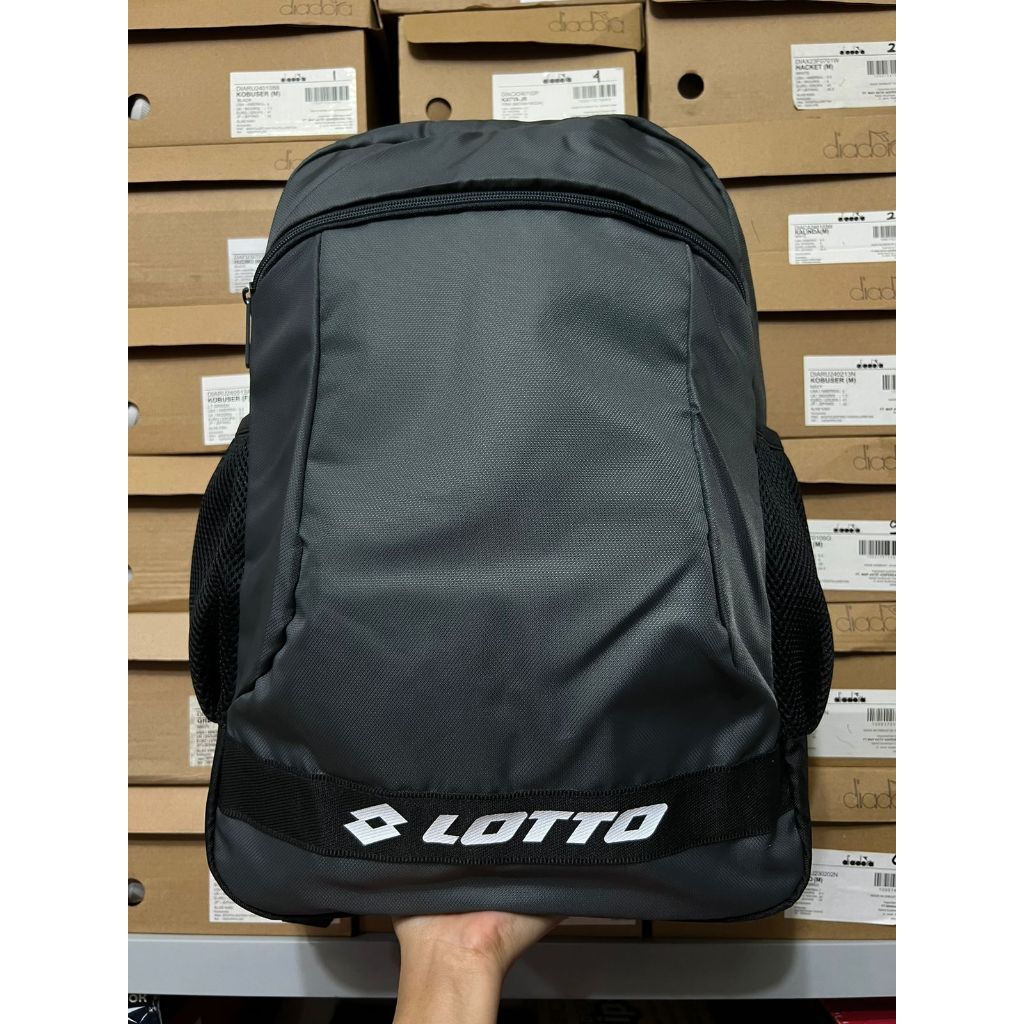 Jual Lotto Bahia Backpack Grey White LOTBP230815G Tas Ransel Original ...