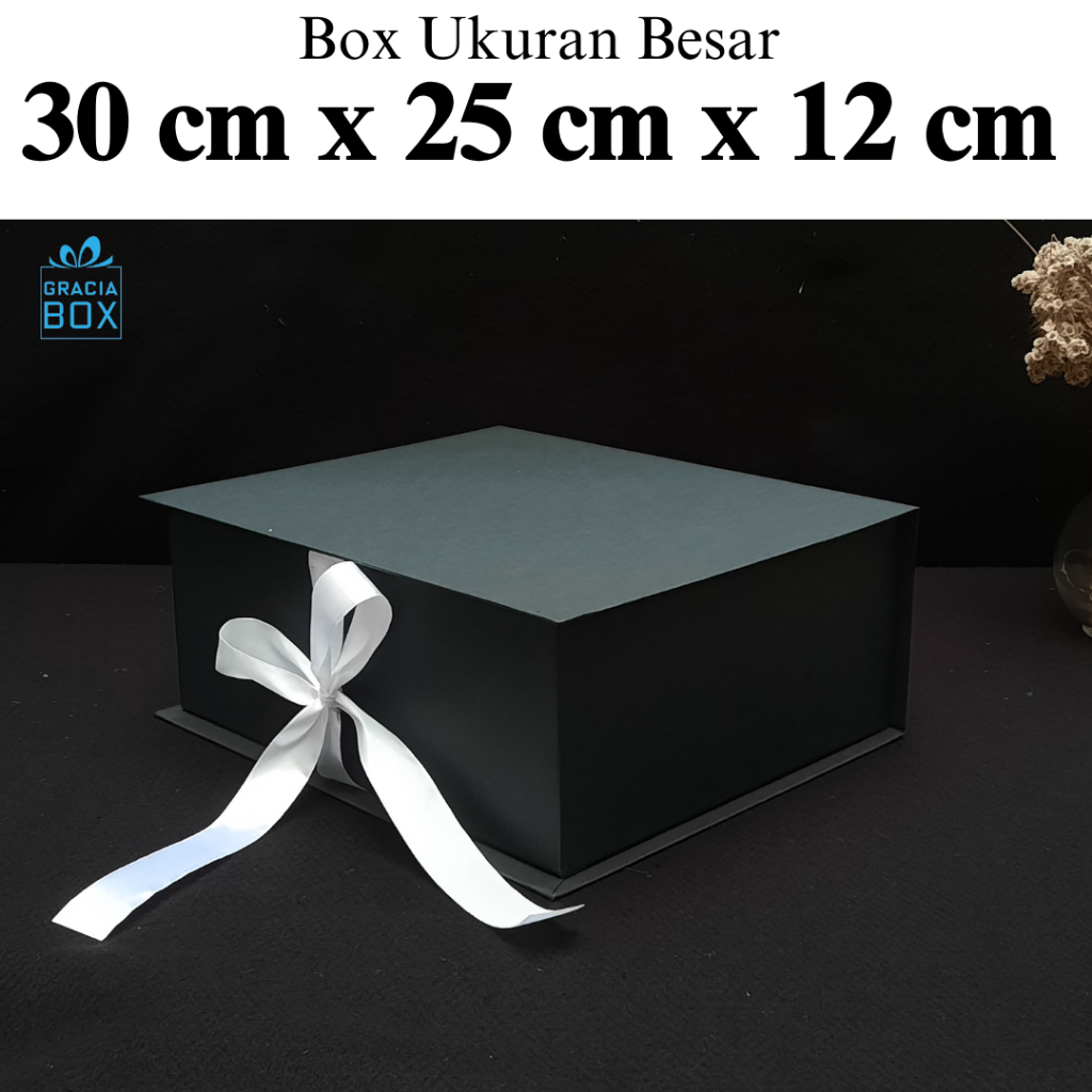 Jual BOX HAMPER - HARDBOX - KOTAK KADO - ukuran 30 cm x 25 cm x 12 cm ...