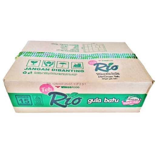 Jual Teh Rio dengan Gula Batu [24x180mL] | Shopee Indonesia