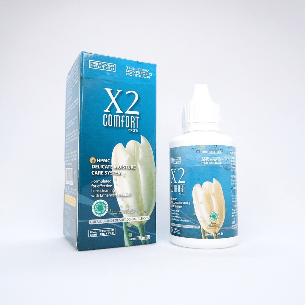 Jual Cairan Softlens X2 Comfort 60ml / Air Softlens X2 60ml / Air ...
