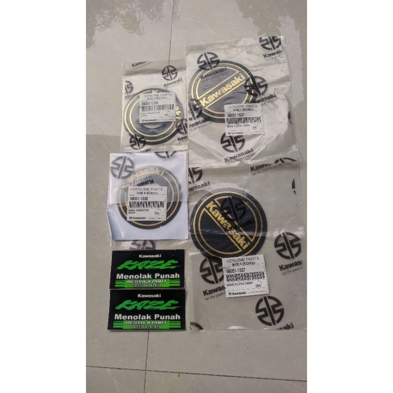 Jual cover logo mesin Kawasaki Kaze r ori | Shopee Indonesia