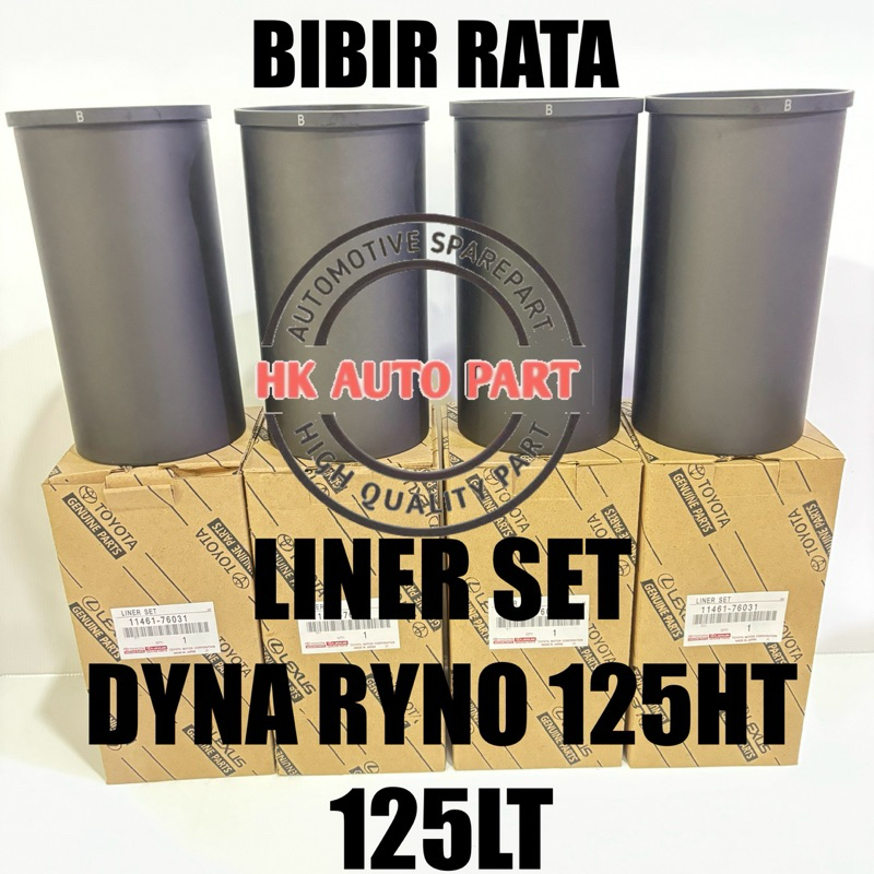 Jual LINER SET FINISH 125HT / 125LT ( MODEL RATA ) TOYOTA DINA DYNA RINO RYNO SAURUS HINO DUTRO ...