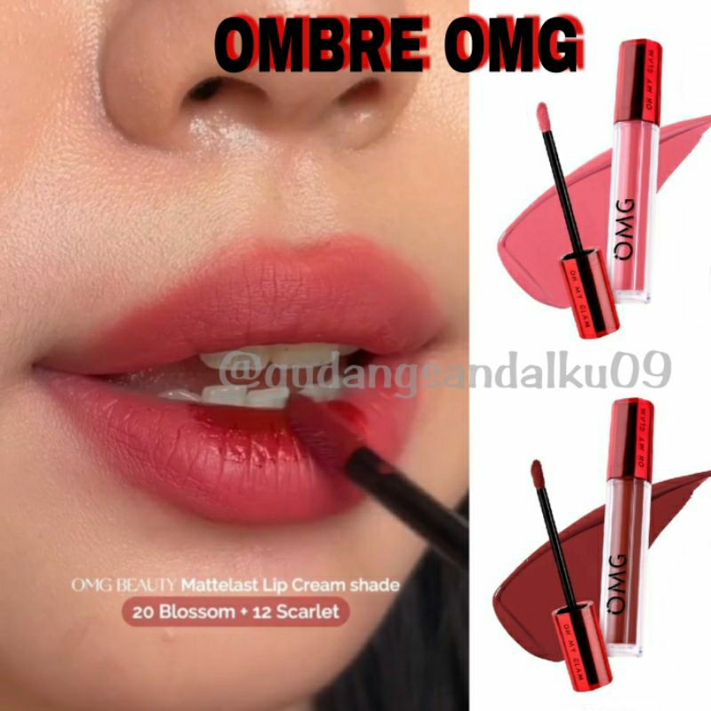 Jual Paket Ombre Lips OMG | Lipcream OMG OMBRE | Lipcream OMG | Ombre ...