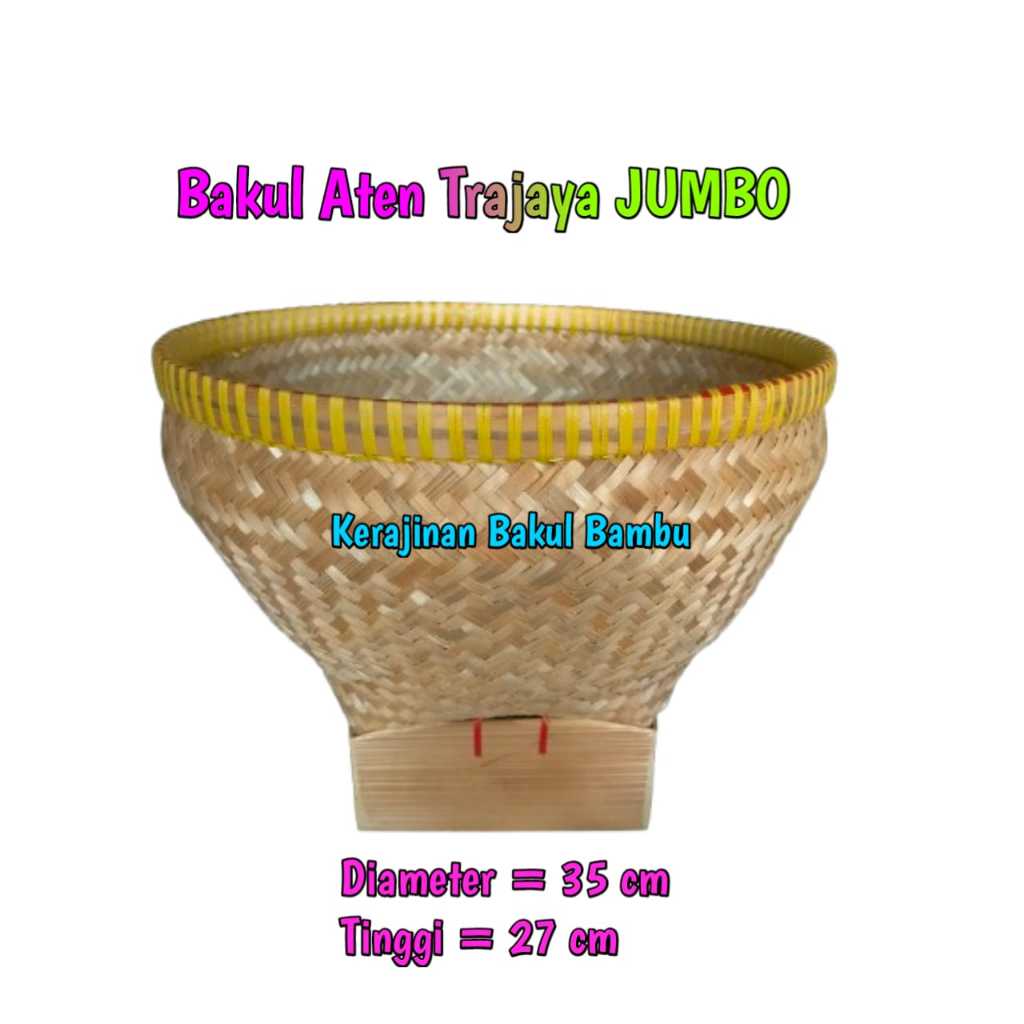 Jual Bakul ATEN TRAJAYA JUMBO Diameter 35 cm bakul besar kuat dan kokoh ...
