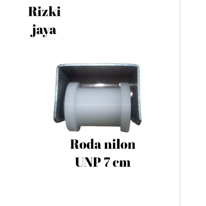 Jual Roda Pagar UNP Nilon 7cm/Roda Unp/Roda Unp pagar | Shopee Indonesia