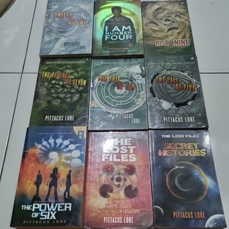 Jual Set The Lorien Legacies by Pittacus Lore Preloved ORIGINAL | I Am ...