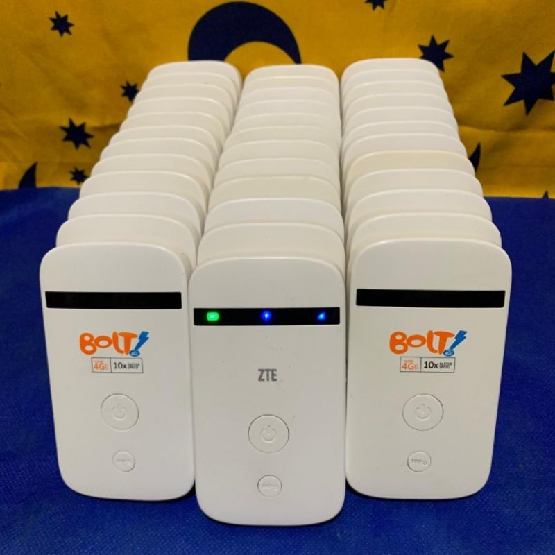 Jual Modem Wifi Bolt Mf90 ZTE Mifi Unlock Alloprator 4G LTE B1'B40 Fw ...