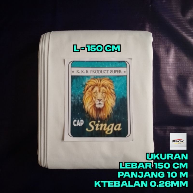 Jual kain kafan meteran tebal cap singa super putih lebar 150cm panjang ...
