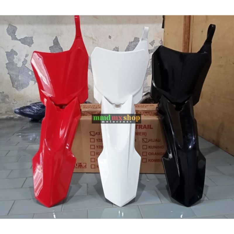 Jual SPAKBOR DEPAN CRF 150 L DAN PAPAN NOMER CRF 150 L SET SUPERMOTO KLX 150 KLX BF DTRACKER NEW ...