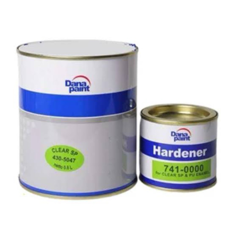 Jual CLEAR/PERNIS DANA PAINT SP CLEAR + HARDENER (1L) | Shopee Indonesia