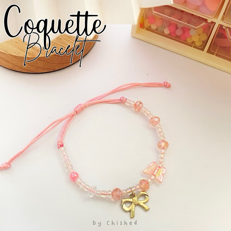 Jual Gelang Tali Pink Coquette PINQUET | Shopee Indonesia