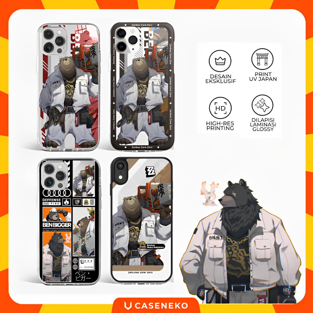 Jual Custom Case Ben Bigger Zenless Zone Zero ZZZ Casing Phone HP 2 ...