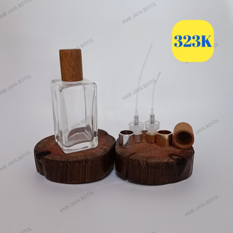 Jual BOTOL PARFUM TUTUP KAYU 50 ML SEMI PRESS, BOTOL PARFUM SPRAY ...