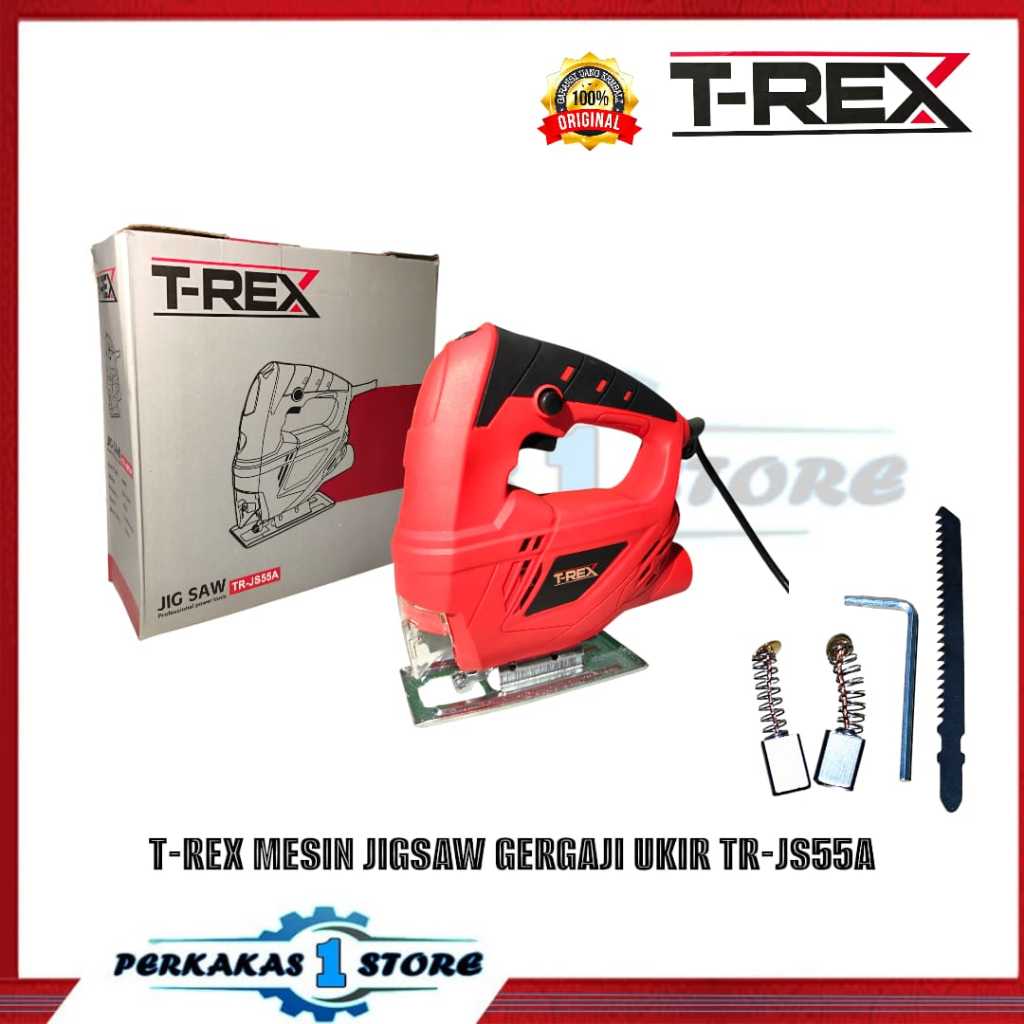 Jual Mesin Jigsaw Gergaji Triplek Potong Kayu Listrik Jig Saw T-REX TR ...