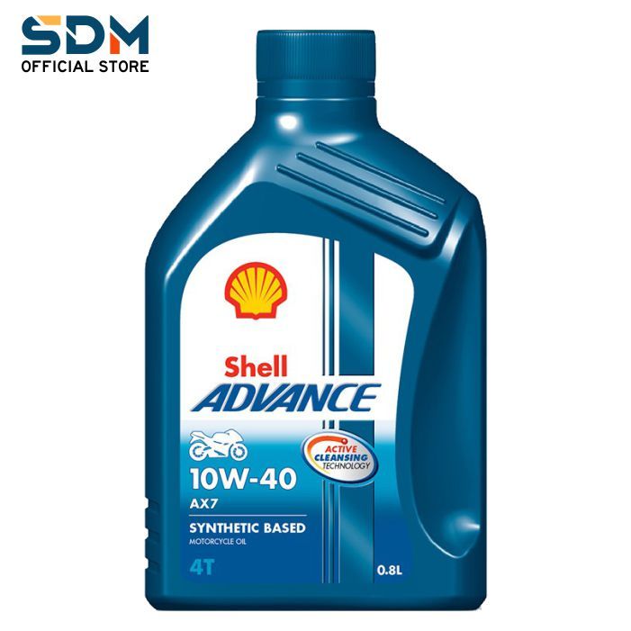 Jual Shell Advance 4T AX7 10W-40 0,8 & 1 Liter 100% Original | Shopee ...