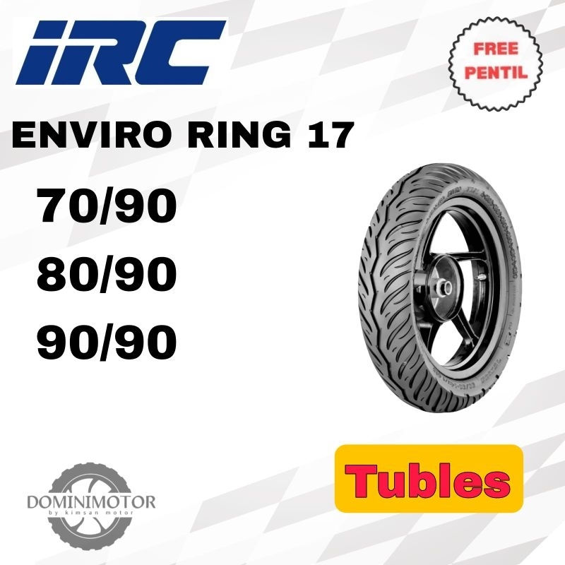 Jual Ban Motor IRC Enviro Ring 17 70/90 80/90 90/90 Ban Motor Ring 17 Ban Tubles | Shopee Indonesia