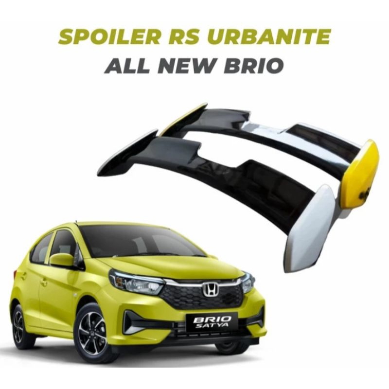 Jual SPOILER ALL NEW BRIO URBANITE 2018-2024 | Shopee Indonesia