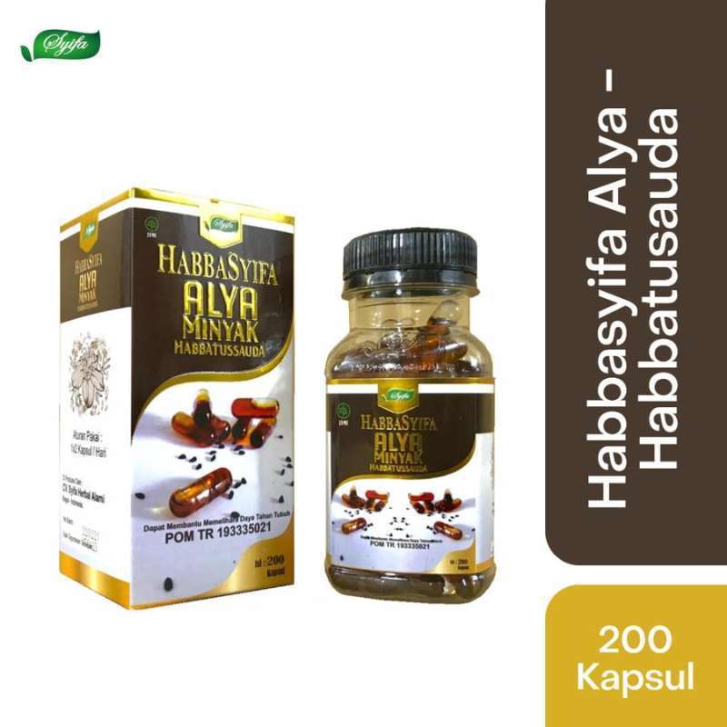 Jual Habbasyifa Alya 200 Kapsul / Alya Minyak Habbatussauda Cair Cocok ...