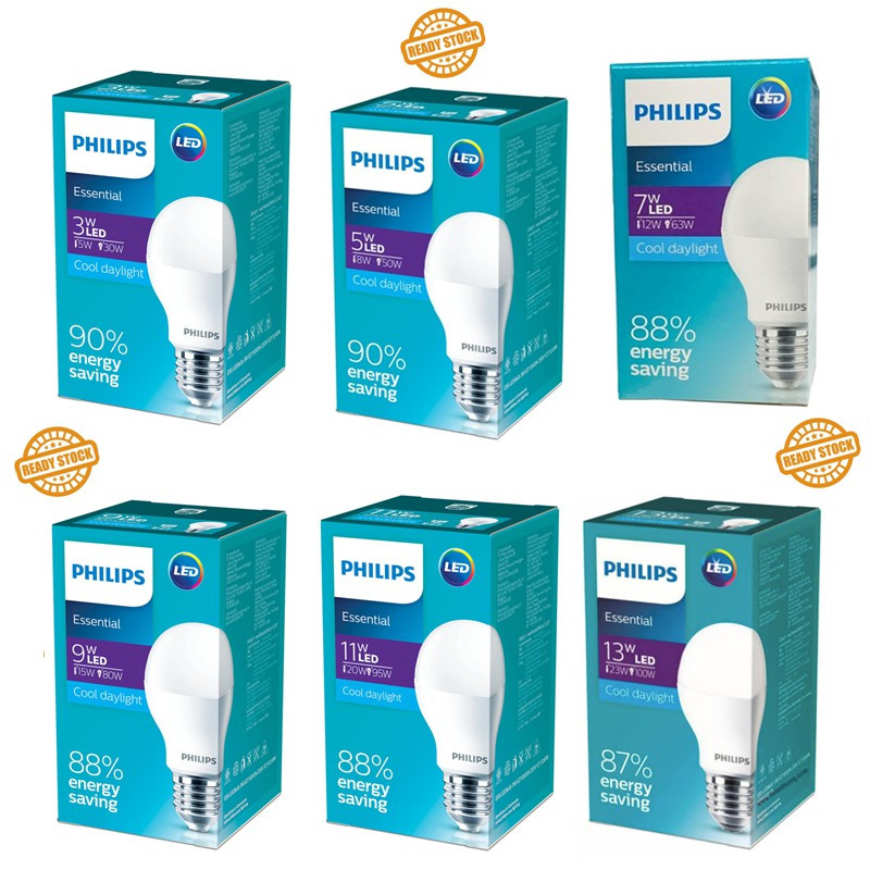 Jual Lampu PHILIPS LED Essential Putih | Shopee Indonesia