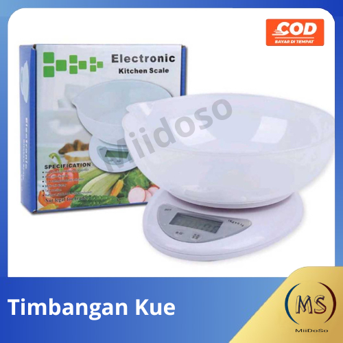Jual TIMBANGAN DAPUR DIGITAL MANGKOK/Timbangan Kue Digital Electronic 5 kg B05 /Timbangan ...