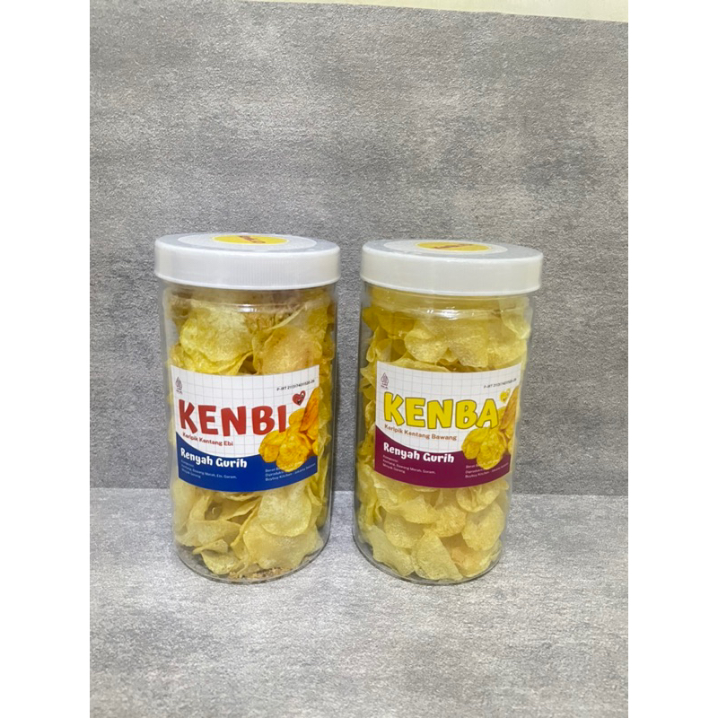 Jual Kenbi - Keripik Kentang Original Ebi Kemasan Toples 1000ml ...