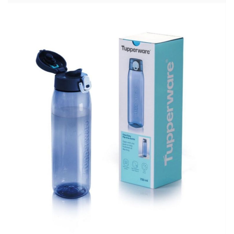 Jual H2GO 750ML BIRU TUPPERWARE WITH BOX | Shopee Indonesia
