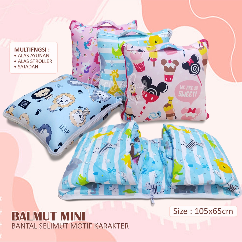 Jual Balmut Mini Karakter Labubu Kuromi Cinnamoroll Bantal Selimut Alas ...