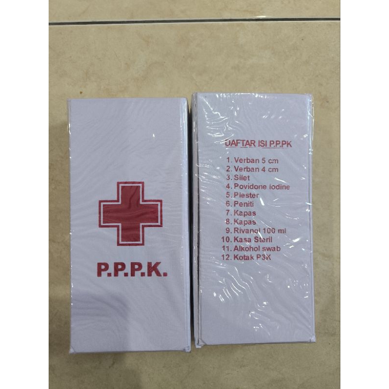 Jual Kotak P3k Mobil / P.P.P.K /Kotak P3K Set First Aid Kit | Shopee ...
