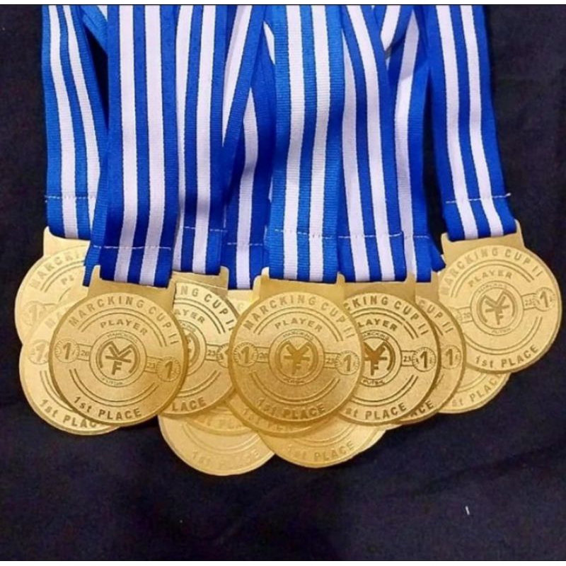 Jual Medali Emas 2 sisi | Medali Logam Kuningan | Shopee Indonesia