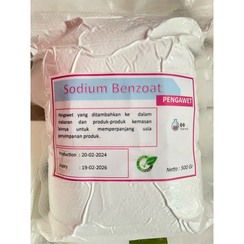 Jual Sodium Benzoate / Natrium Benzoat Kemasan Repack Ex Wuhan RRC | Shopee Indonesia