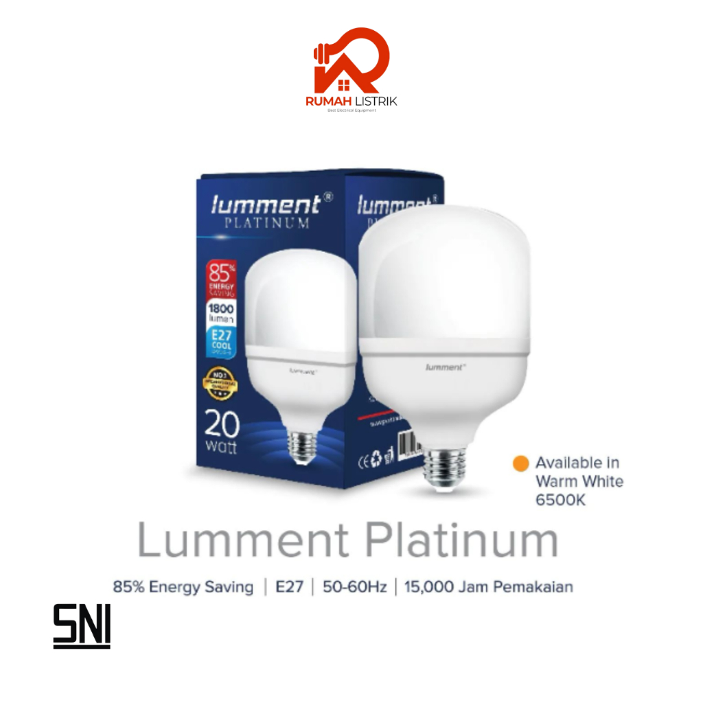 Jual Lampu LED 5W 10W 15W 20W 30W 40W 50W 60W Kapsul Terang Putih Lamp ...