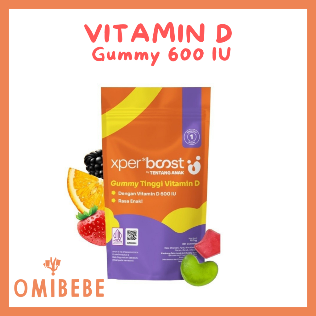 Jual Expert Boost Gummy Vitamin D 600 IU Suplemen Untuk Anak Dan Dewasa ...