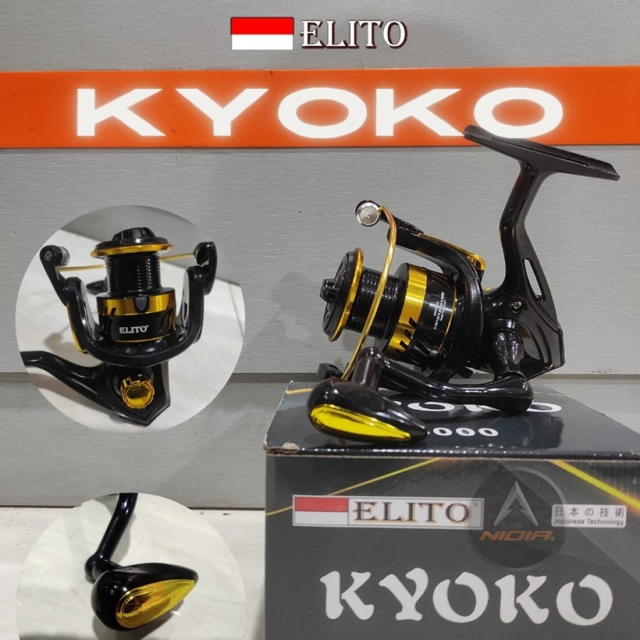 Jual Reel Pancing Spinning - Reel ELITO KYOKO Size 1000 - 2000 - 3000 ...