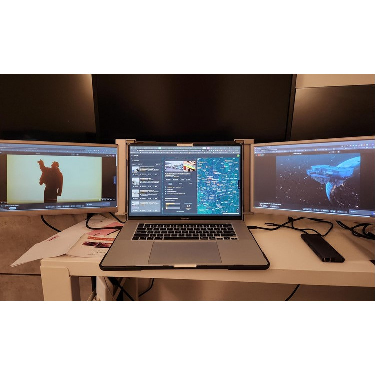 Jual Portable Monitor Triple Screen Dual Display 1 Cable Samsung Dex ...