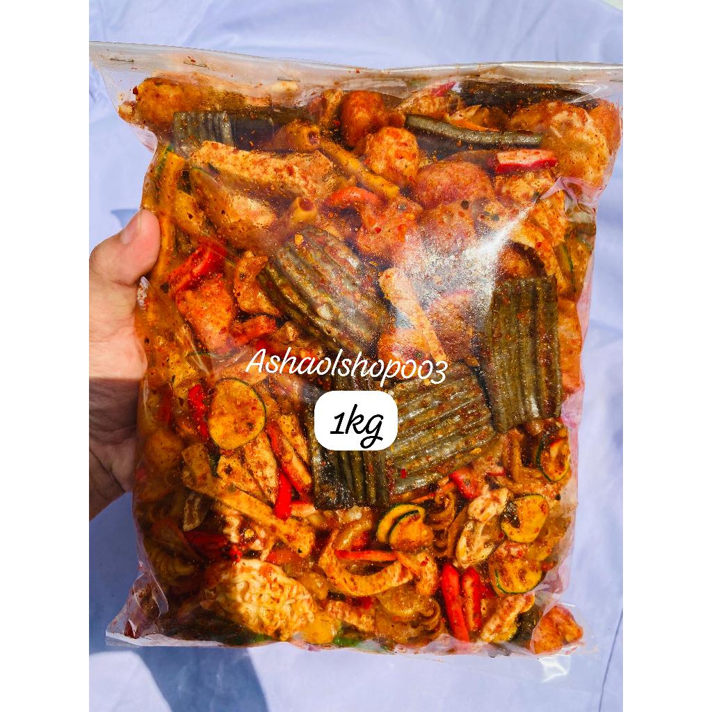 Jual kerupuk seblak campur mix/seblak kerupuk mix campur seblak beton ...