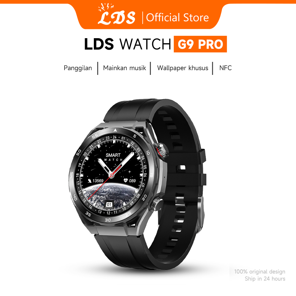 Jual LDS G9 Pro Smartwatch 2025 New Compass 100+ Sport Modes Jam ...