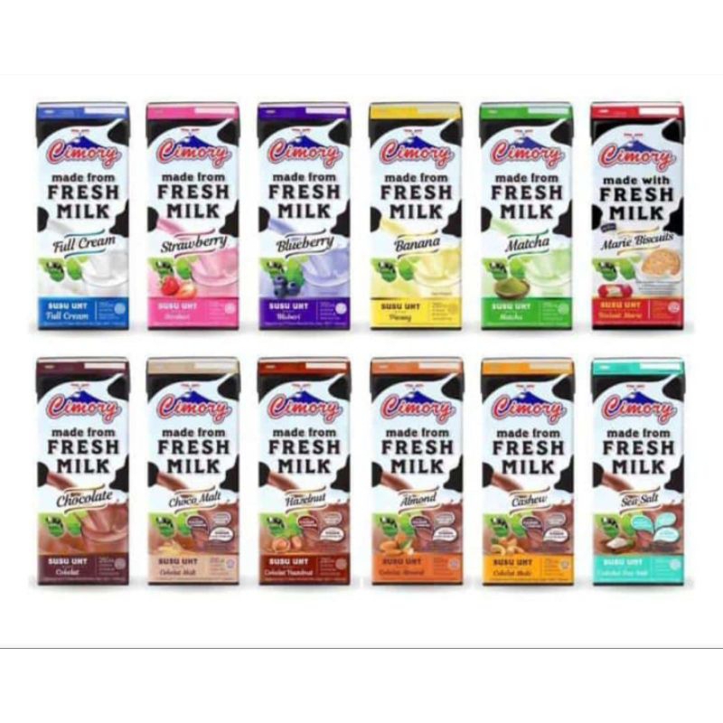 Jual Cimory fresh milk Susu UHT 250 ml | Shopee Indonesia