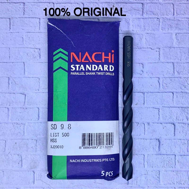 Jual Bor 9.8 mm Nachi HSS Baru Original Drill HSS 9.8mm Nachi | Shopee ...