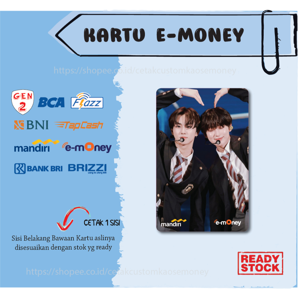 Jual KARTU EMONEY ETOLL GAMBAR KPOP MEMBER ENHYPEN JUNGWON SUNOO ENGENE ...