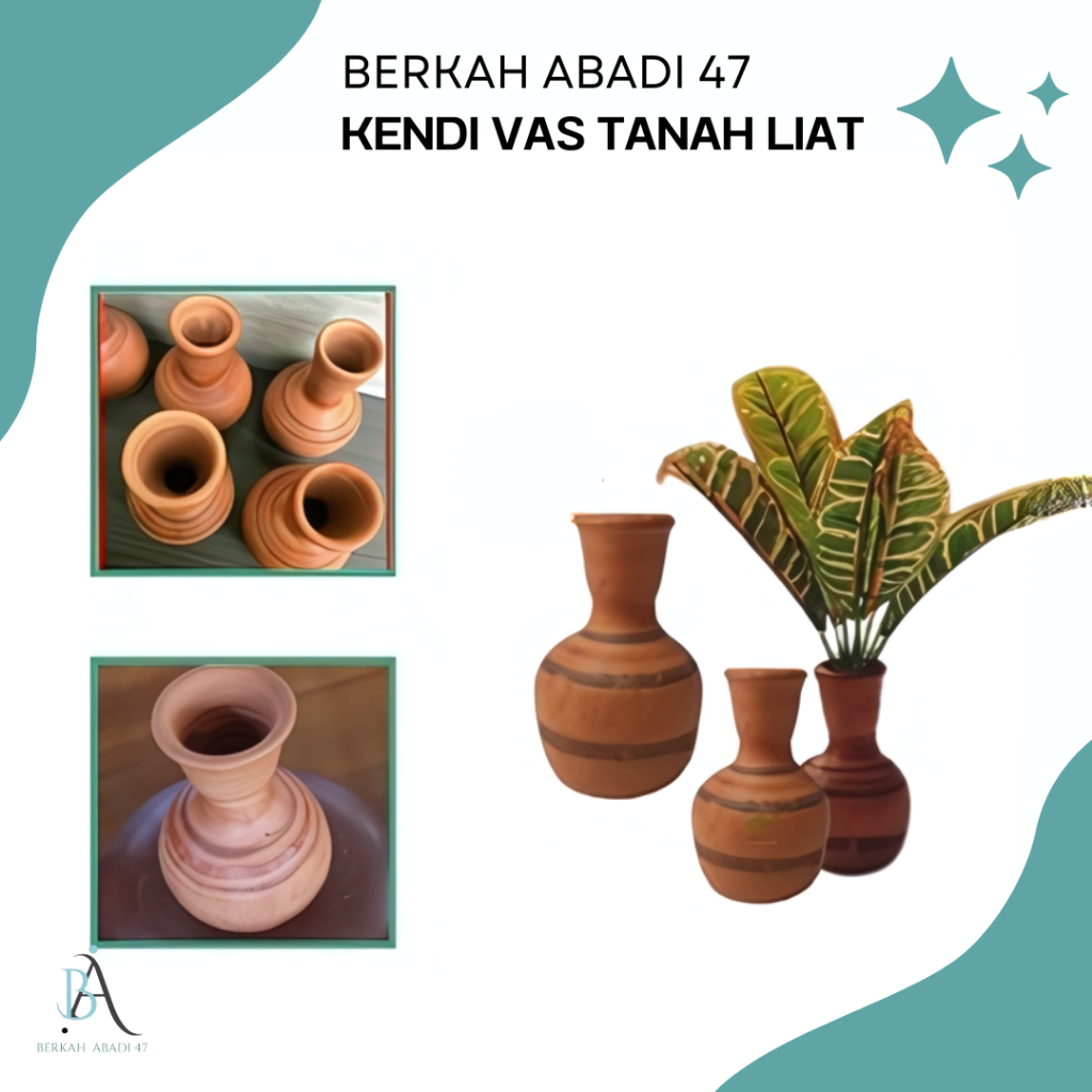 Jual Kendi Vas Bunga Tanah Liat Pot Bunga Kendil Murah Berkualitas ...
