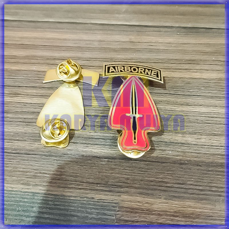 Jual Pin Logo Airborne Merah Pin Bros Airborne Bahan Logam - Karya ...