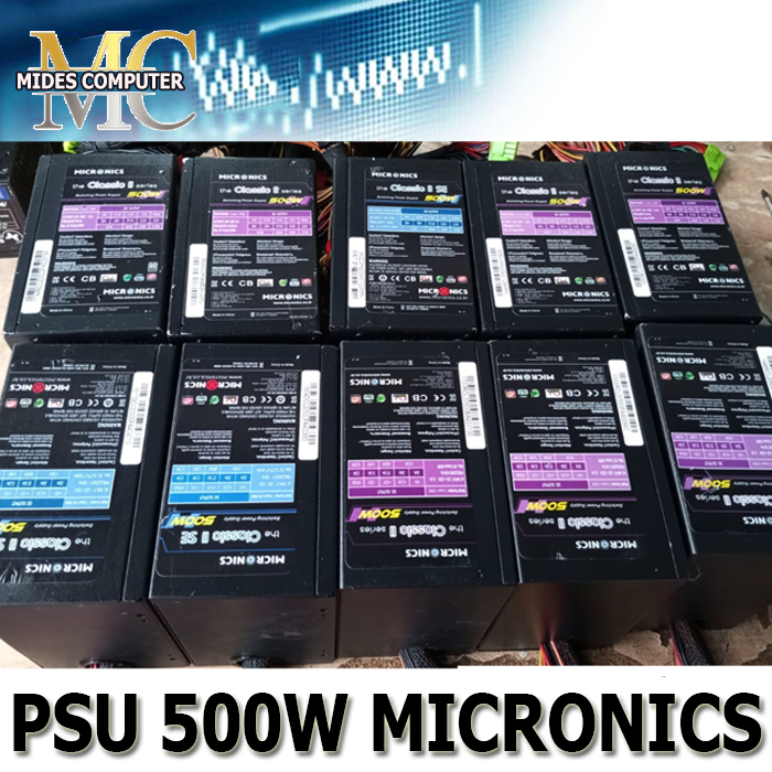 Jual PSU Power Supply 400Watt 500Watt 600Watt Merk Campur 500W 2X6 Pin ...
