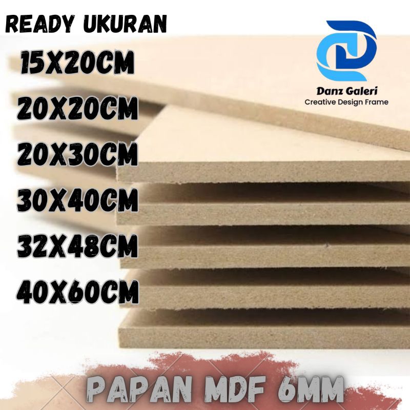 Jual PAPAN MDF 6MM BERBAGAI UKURAN | Shopee Indonesia