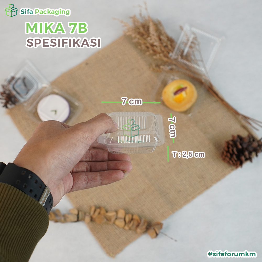 Jual Mika Kue Basah Wadah Mika Kecil Sedang Kotak Makanan Box Kue Bolu ...